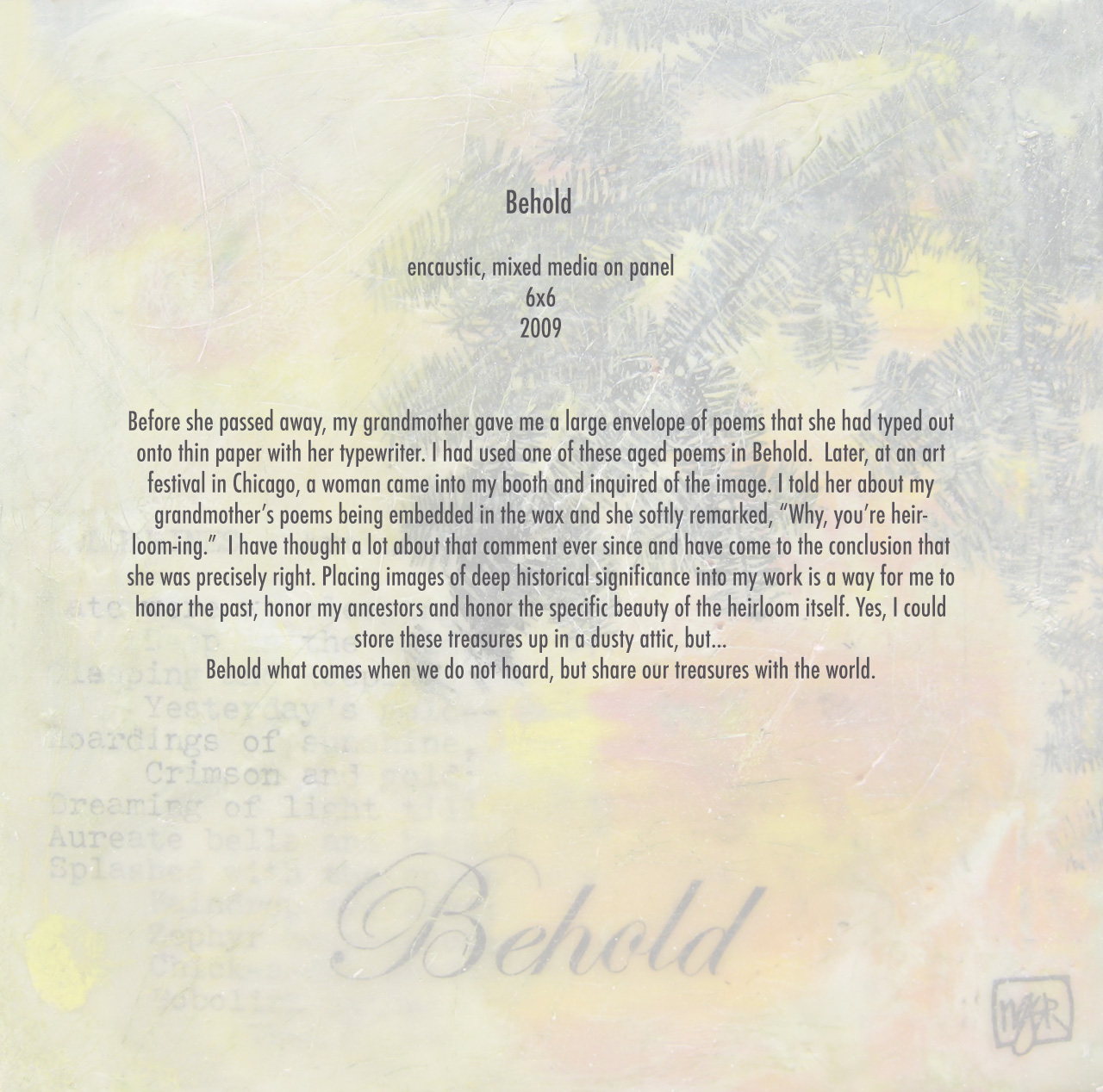 Encaustic | North by South | Natalie Salminen